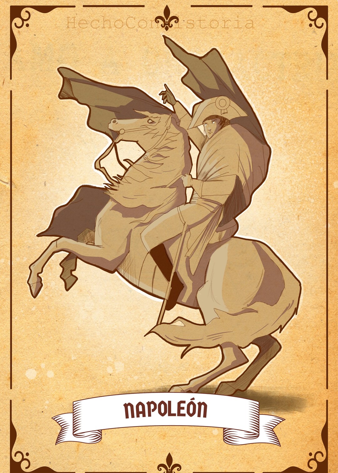 Napoleon Collectible Card, French Revolution Characters - Etsy Hong Kong