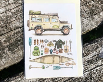 Land Rover Birthday Cards - Etsy UK
