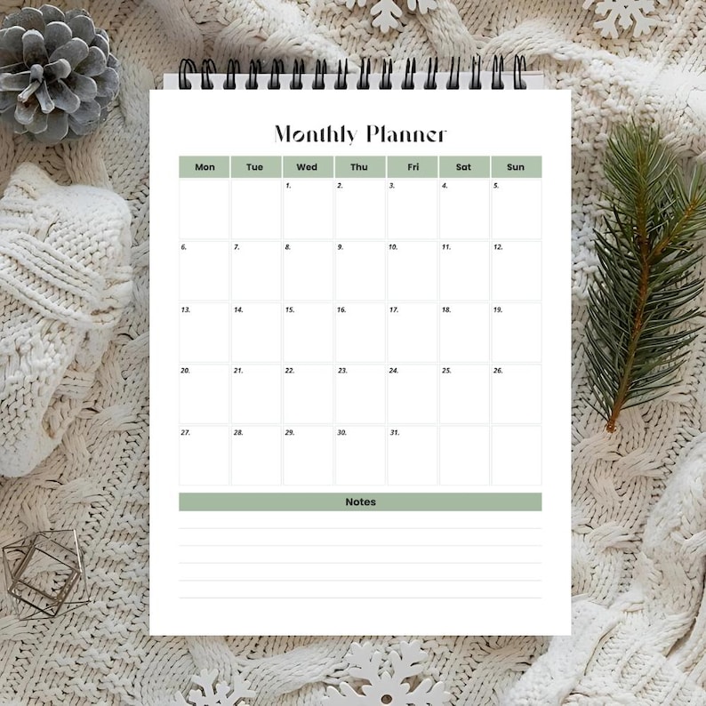 2025 Editable Monthly Planner, Printable Inserts for Personal Organizer ...