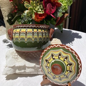Medium Crock Pot 2 Liters Bulgarian Crock Pot Bulgarian Pottery Hand ...