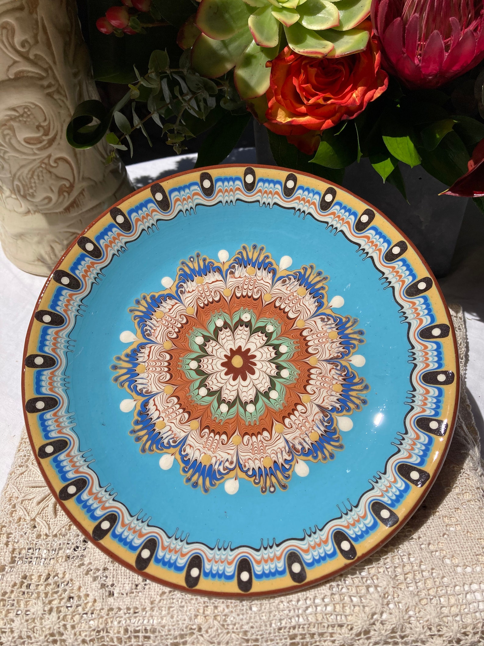 Medium Bulgarian Plates Bulgarian Pottery Handmade Pottery - Etsy
