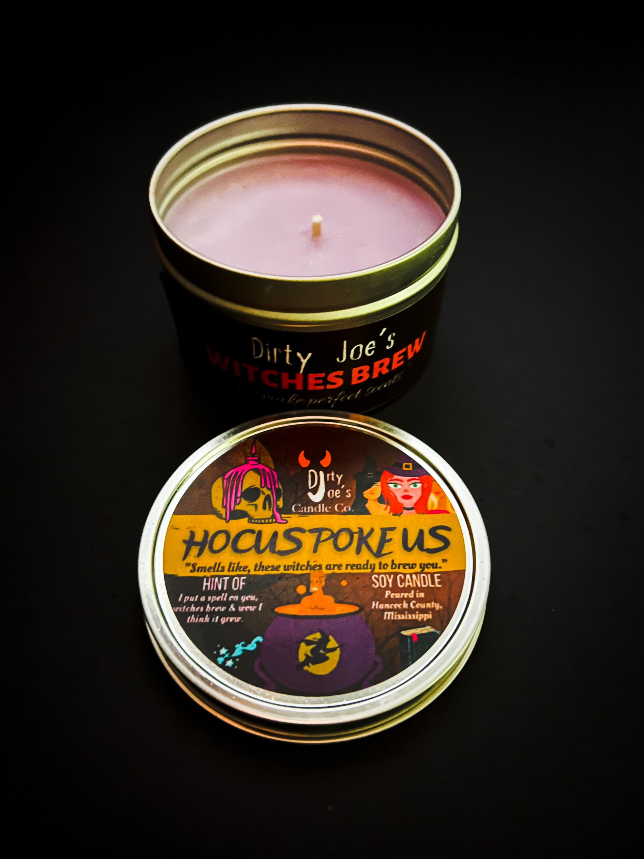 Hocus Pocus (poke Us) Funny Candle. Witches Brew Scent. Halloween ...
