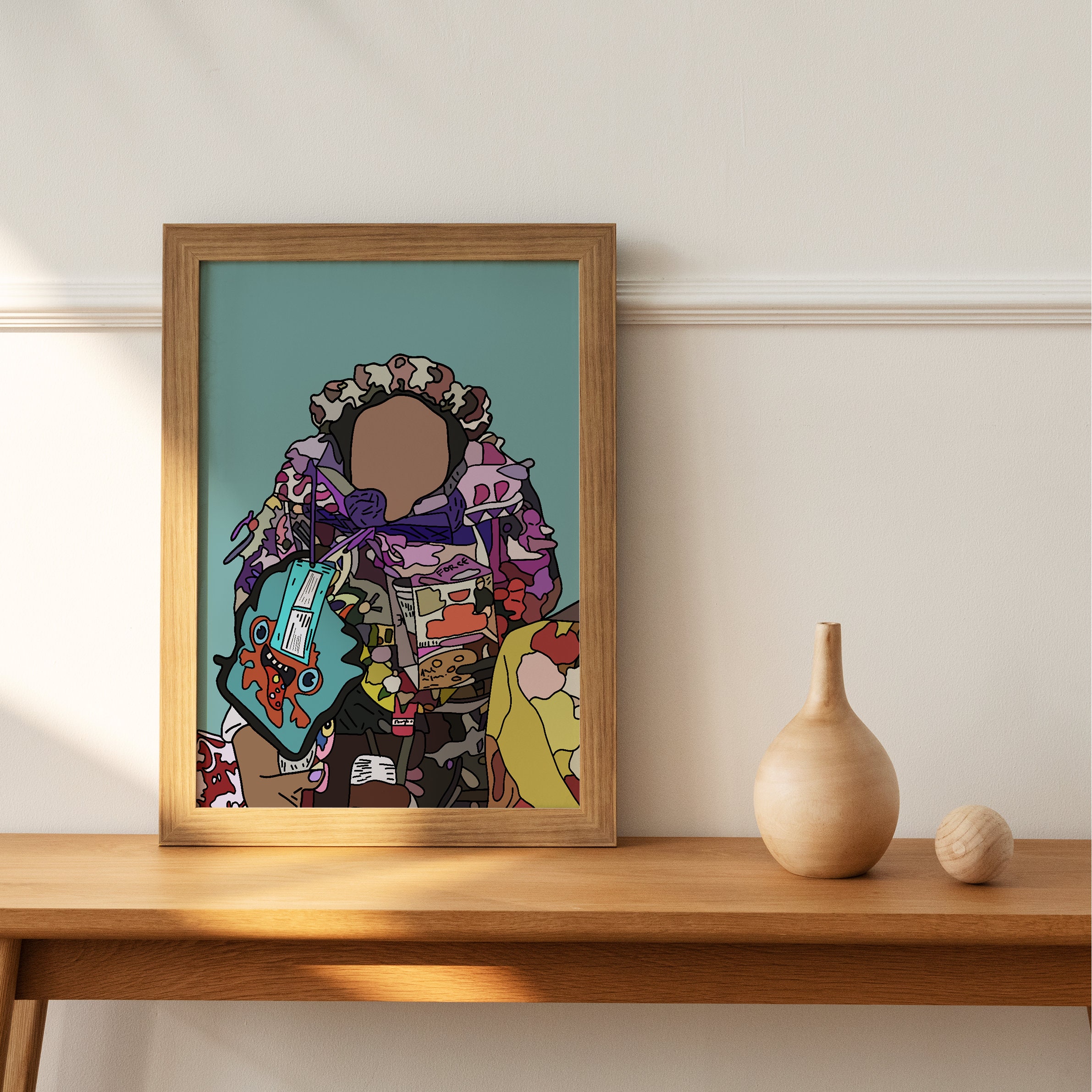 Custom Faceless Drawing, Portrait, Custom Portrait Drawing ...