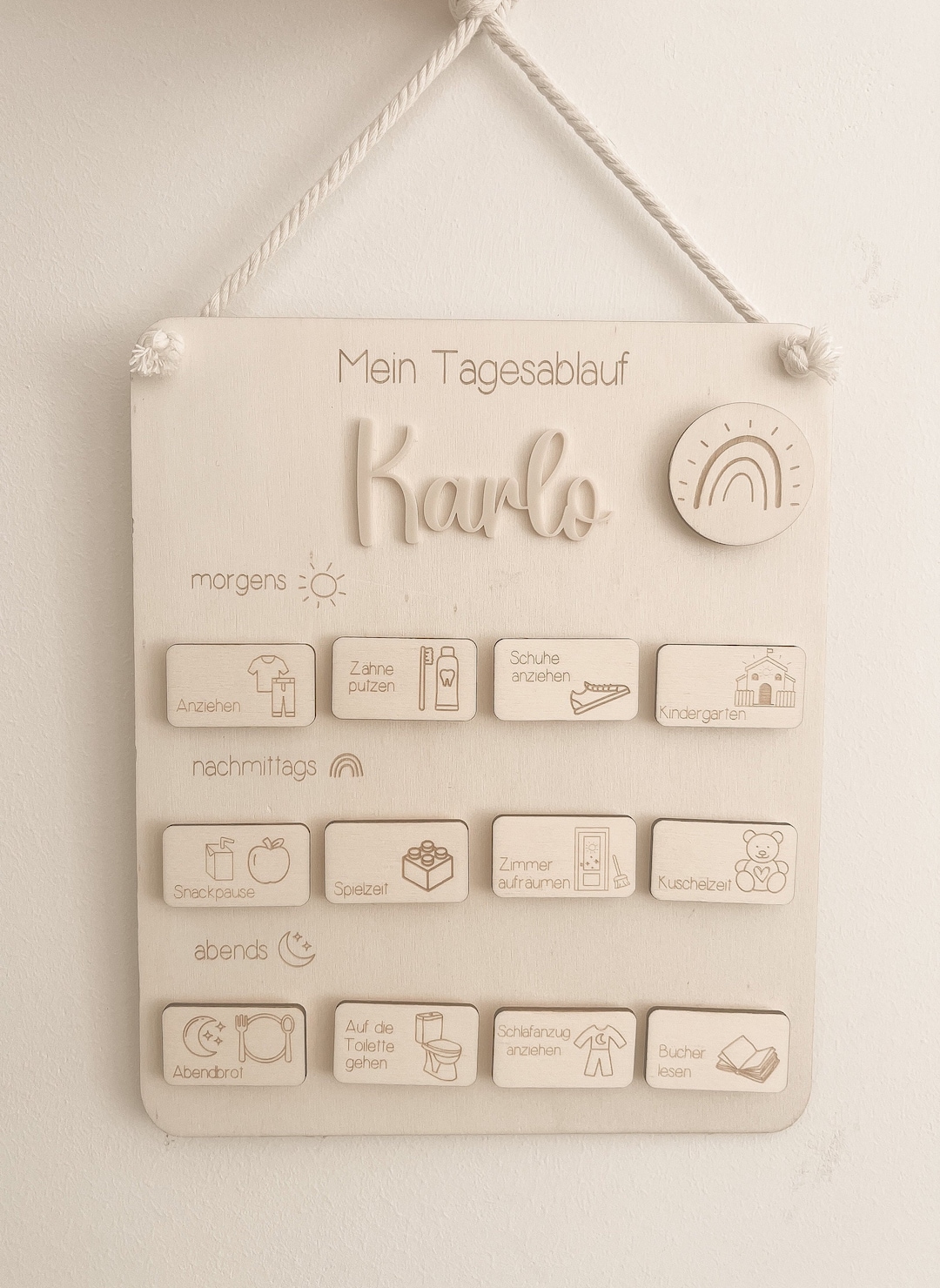 Tagesplan Kinder, Routineplan Kinder, Meine Routine, Kinder ...