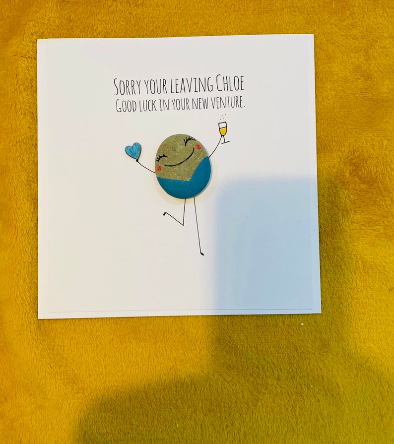 Pebble Art Birthday Cards | Etsy