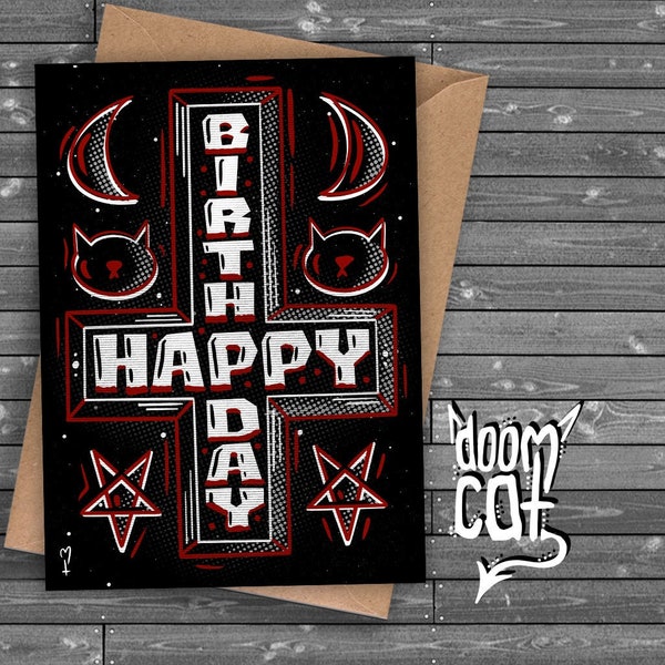 Satanic Greetings - Etsy