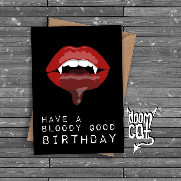 Vampire Cards - Etsy