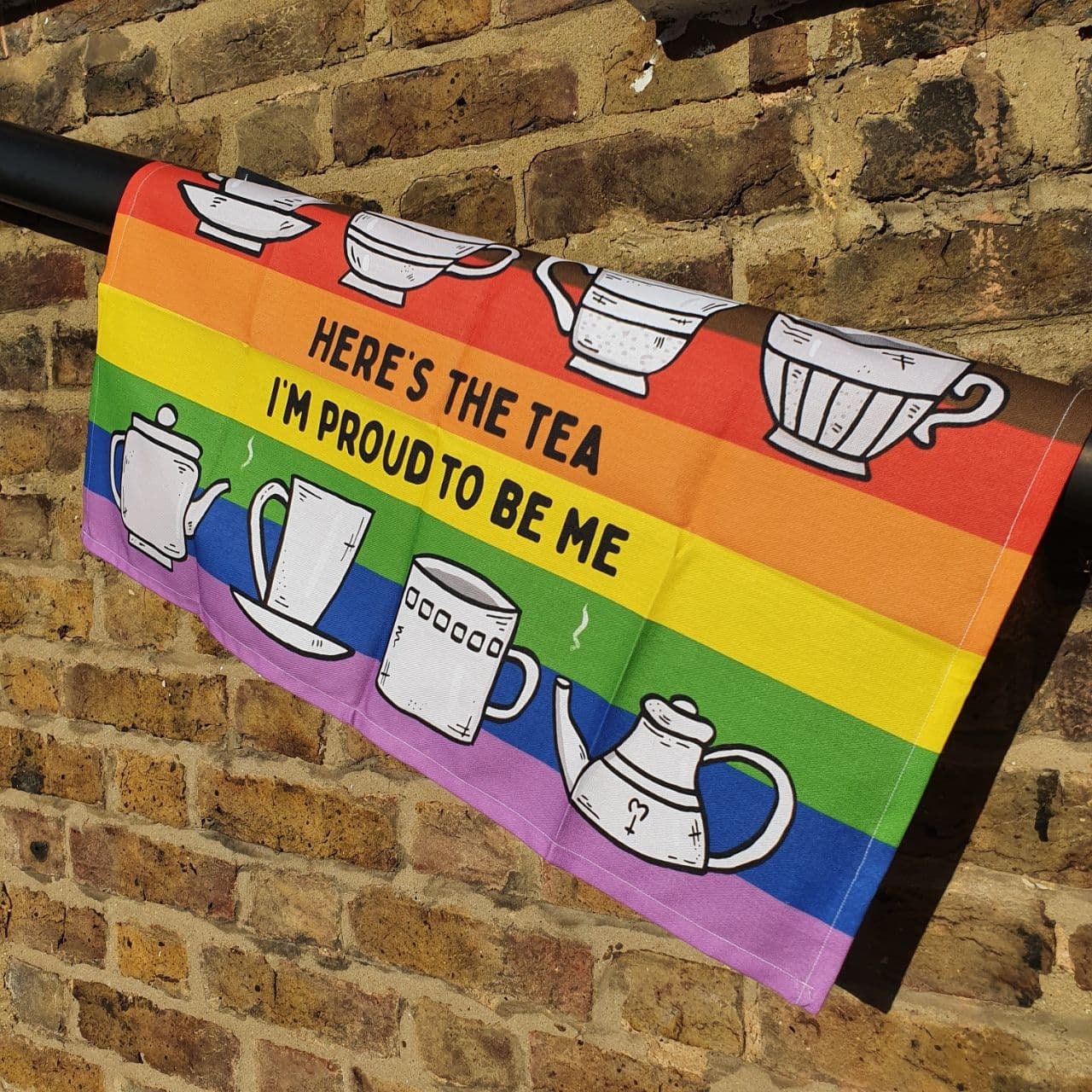 Gay Pride Tea Towel Flag POC Philadelphia LGBTQ | Etsy