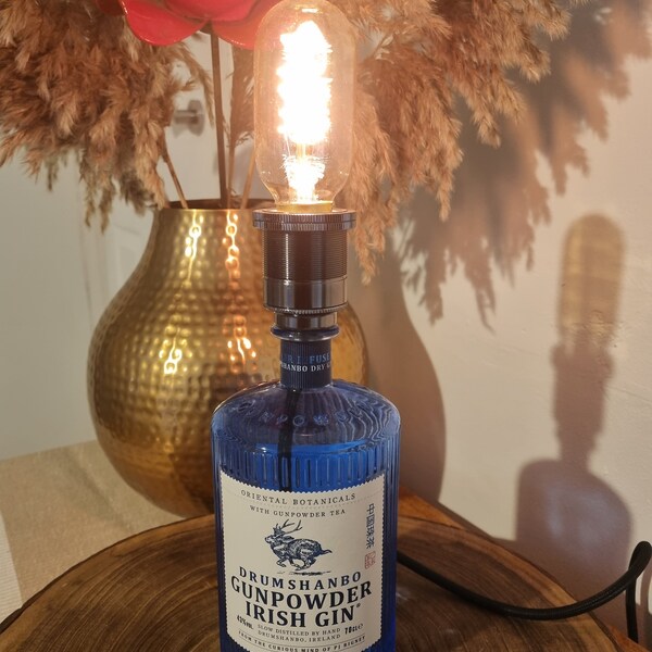 Gin Bottle Lamp - Etsy UK