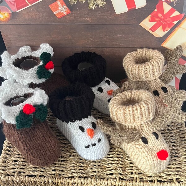 Christmas Booties - Etsy UK