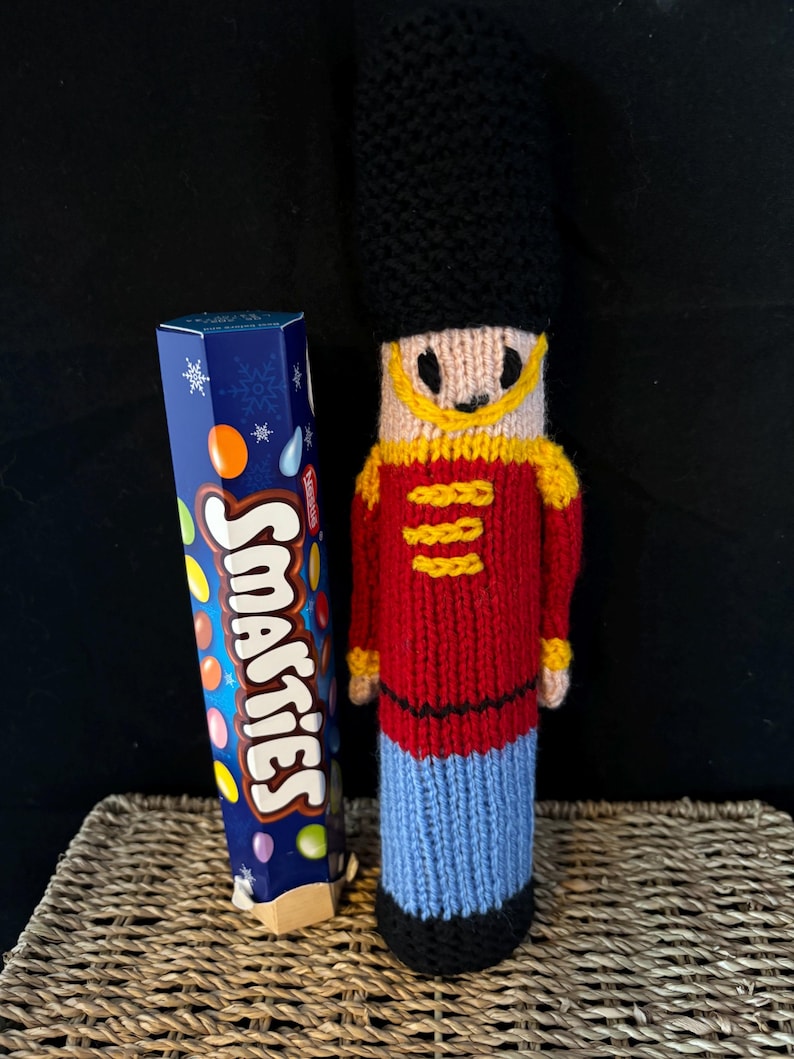 Hand Knitted, Christmas Sweet Tube Covers Santa, Reindeer,snowman, Elf ...
