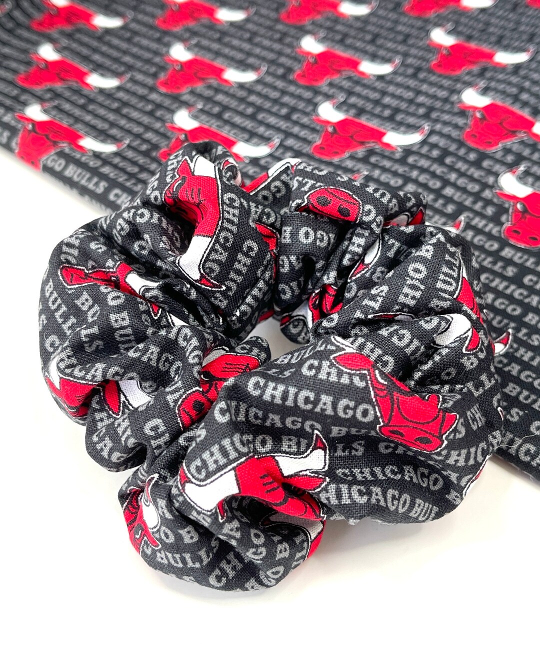NBA Chicago Bulls Scrunchie Hair Ties Hair Scrunchies - Etsy