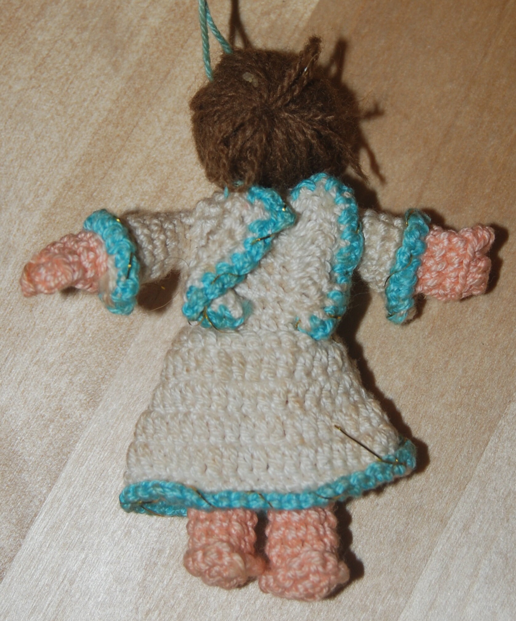 Adorable Amigurumi Crocheted Angel Christmas Ornament W Etsy