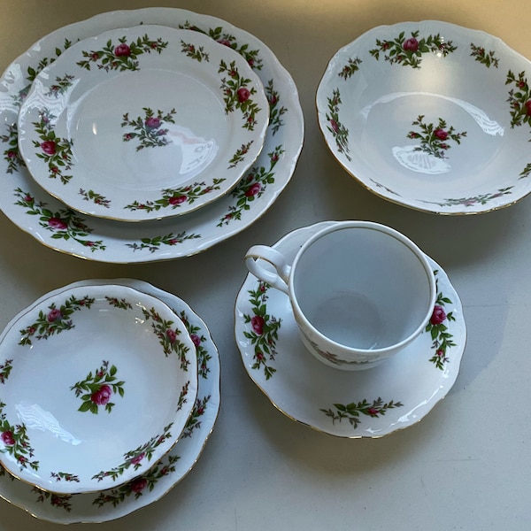 Rose Pattern China - Etsy