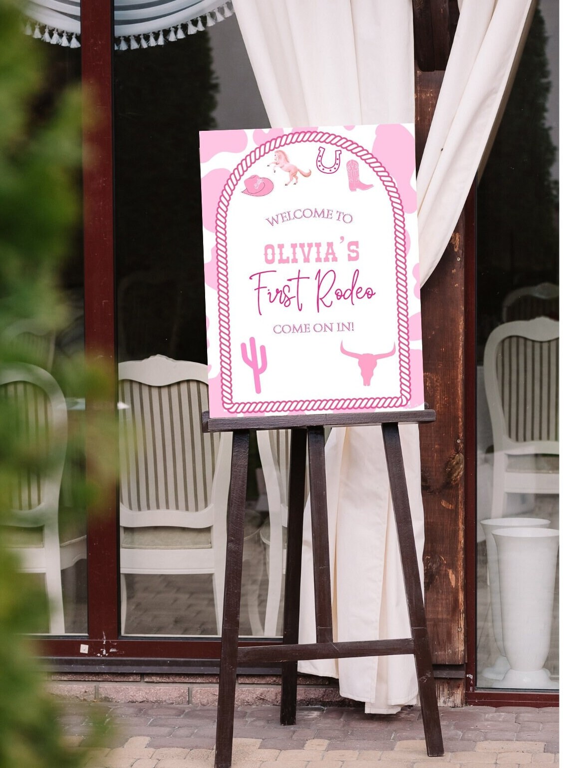Girl First Rodeo Welcome Sign Birthday Welcome Sign - Etsy