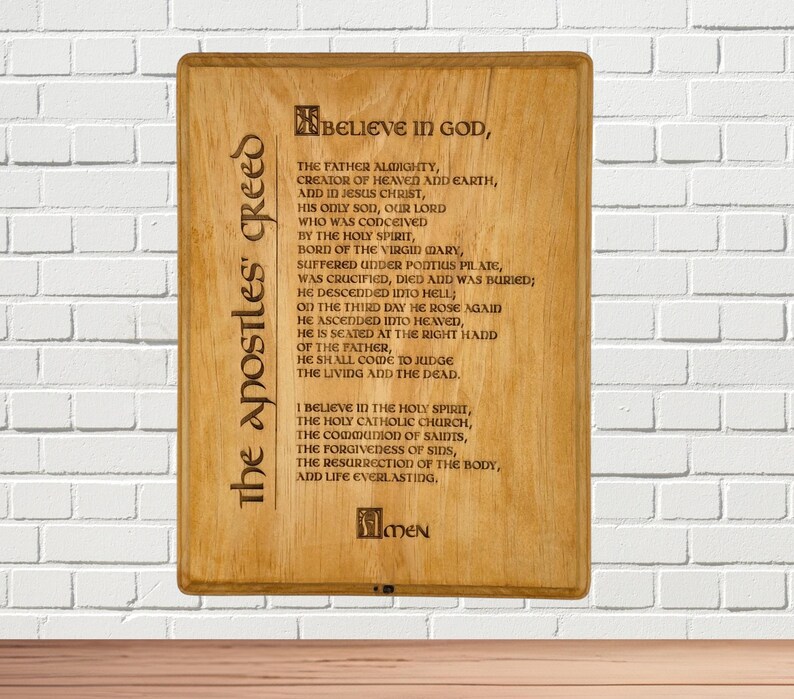 The Apostle's Creed Custom Prayer, Bible Verse, Apostle's Creed ...