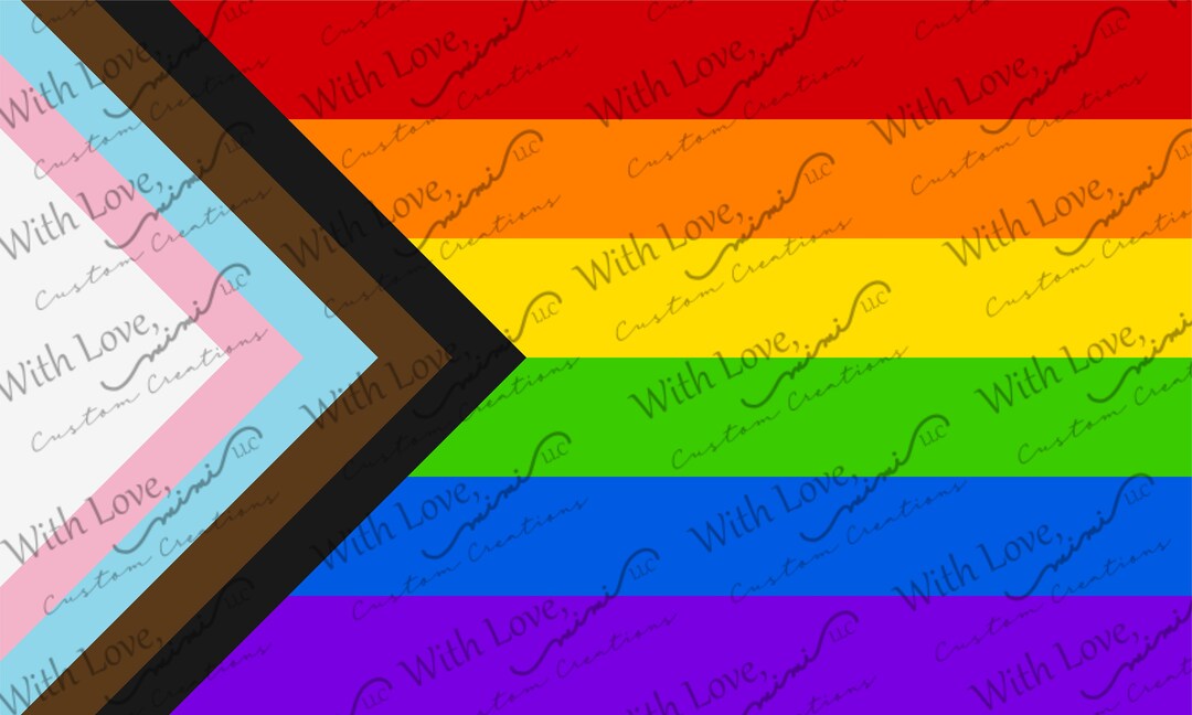 Digital Download Progress Pride Flag SVG PNG and JPEG Files - Etsy
