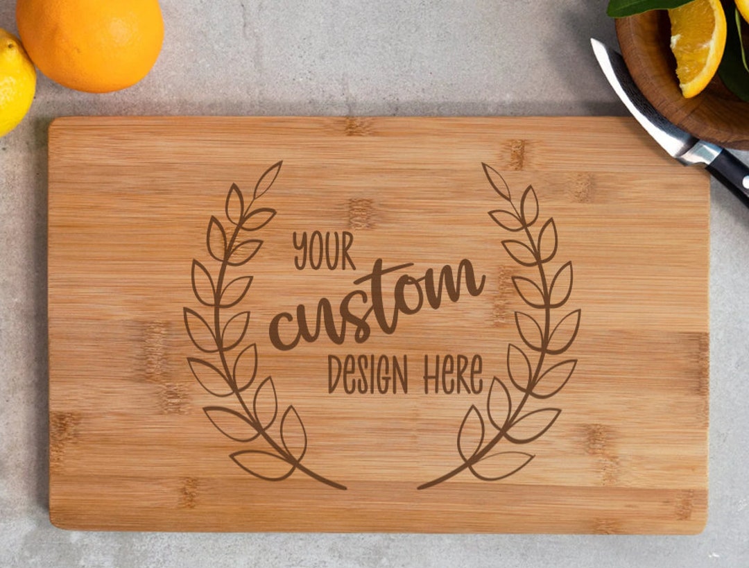Personalized Cutting Board, Custom Bamboo Cutting Board, Laser Engraved ...