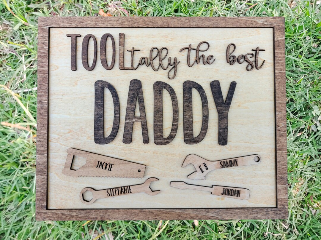 Personalized Father's Day Gift, Custom Father's Day Gift, the Best Dad ...