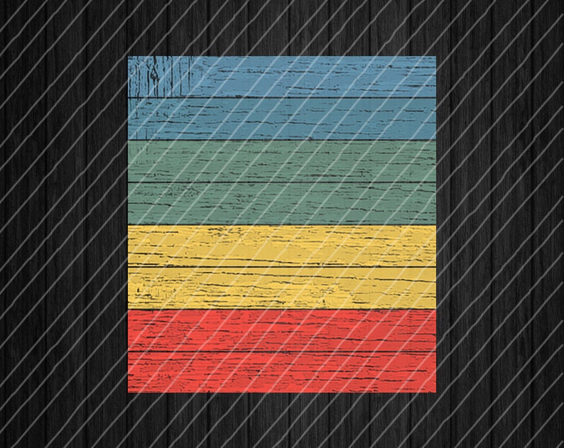 Distressed vintage Retro Square Digital File SVG PNG - Etsy France