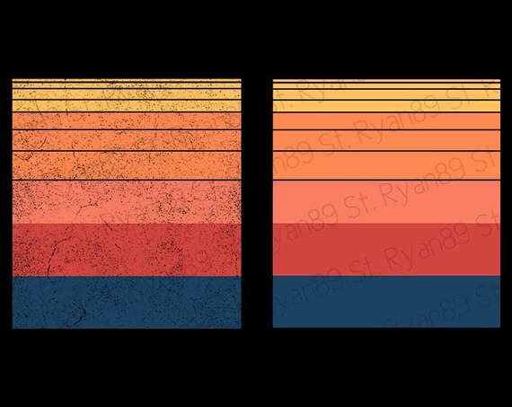 Retro Vintage Sublimation Designs Download Retro Rectangle PNG Retro ...