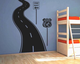 Road Wall Decal | Etsy UK