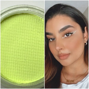 Yellow Graphic Eyeliner Pastel Yellow Eyeliner UV Eyeliner Water ...