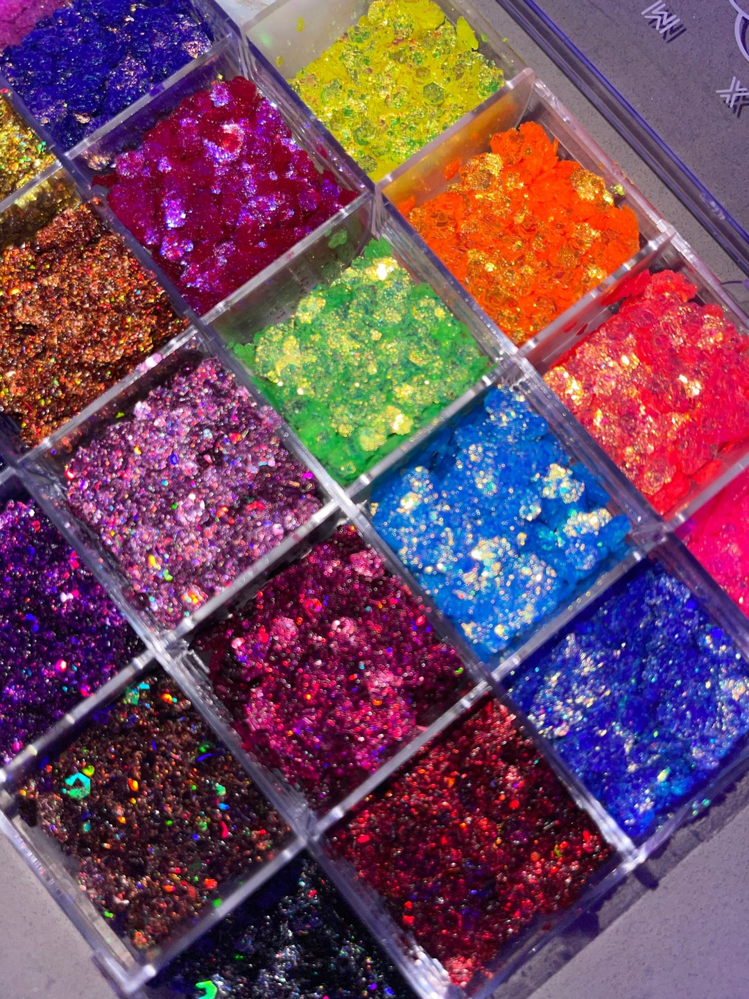 Eyeshadow Glitter, 24 Glitter Palette, Makeup - Etsy