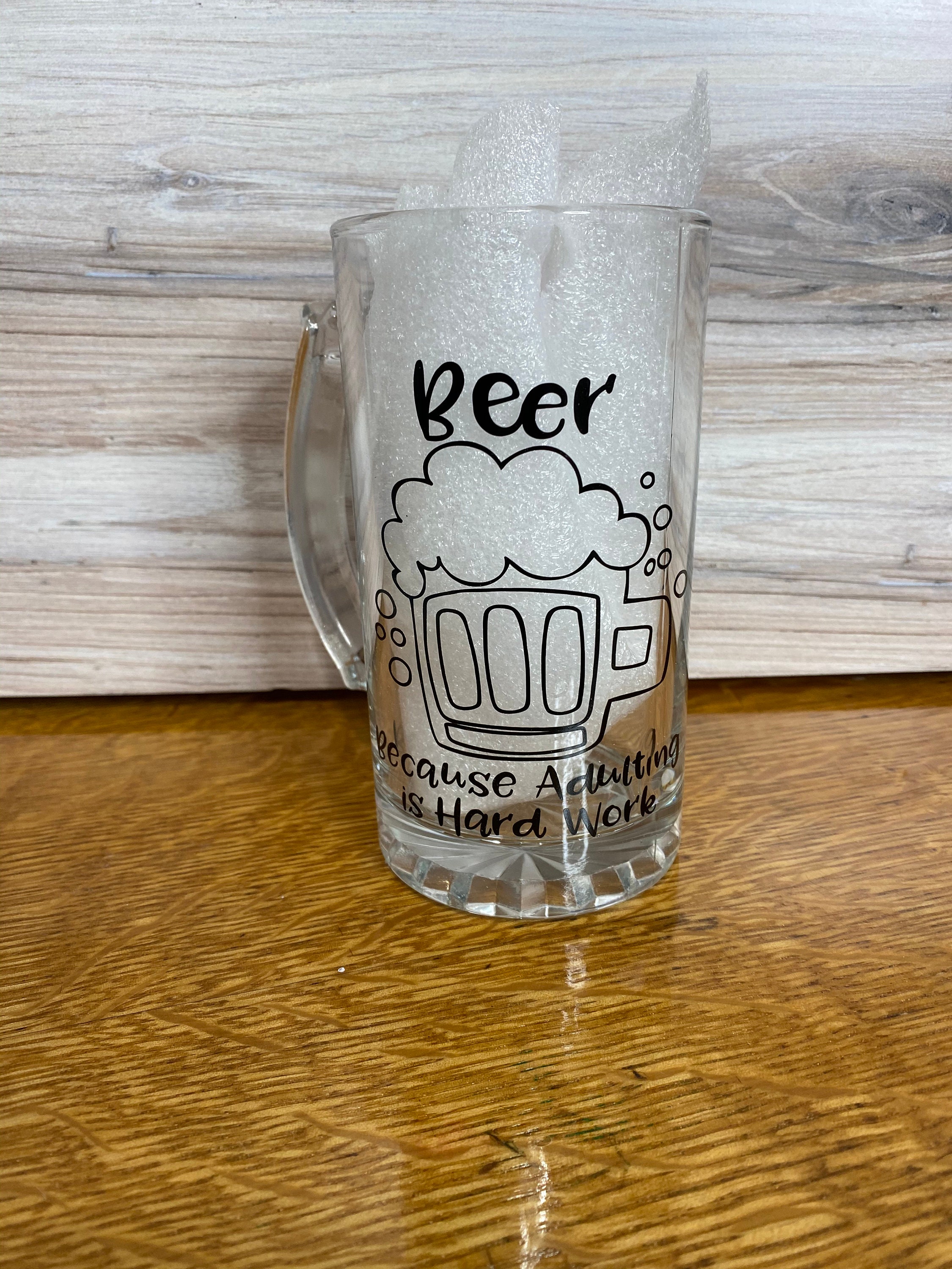 Beer Because Adulting is hard work Mug - Etsy.de