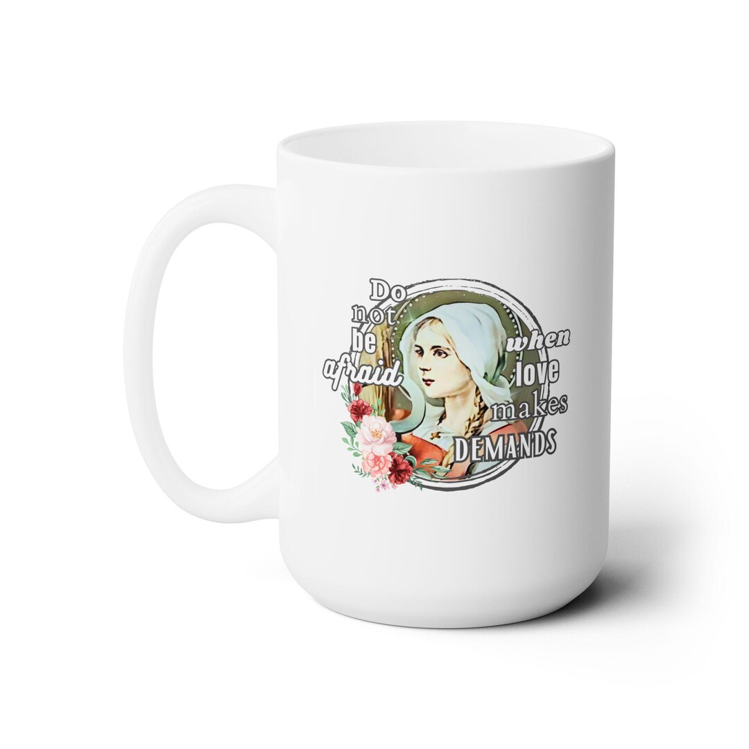 Saint Coffee Cup - St. Zita of Lucca Quote (option 2) - Ceramic Mug ...