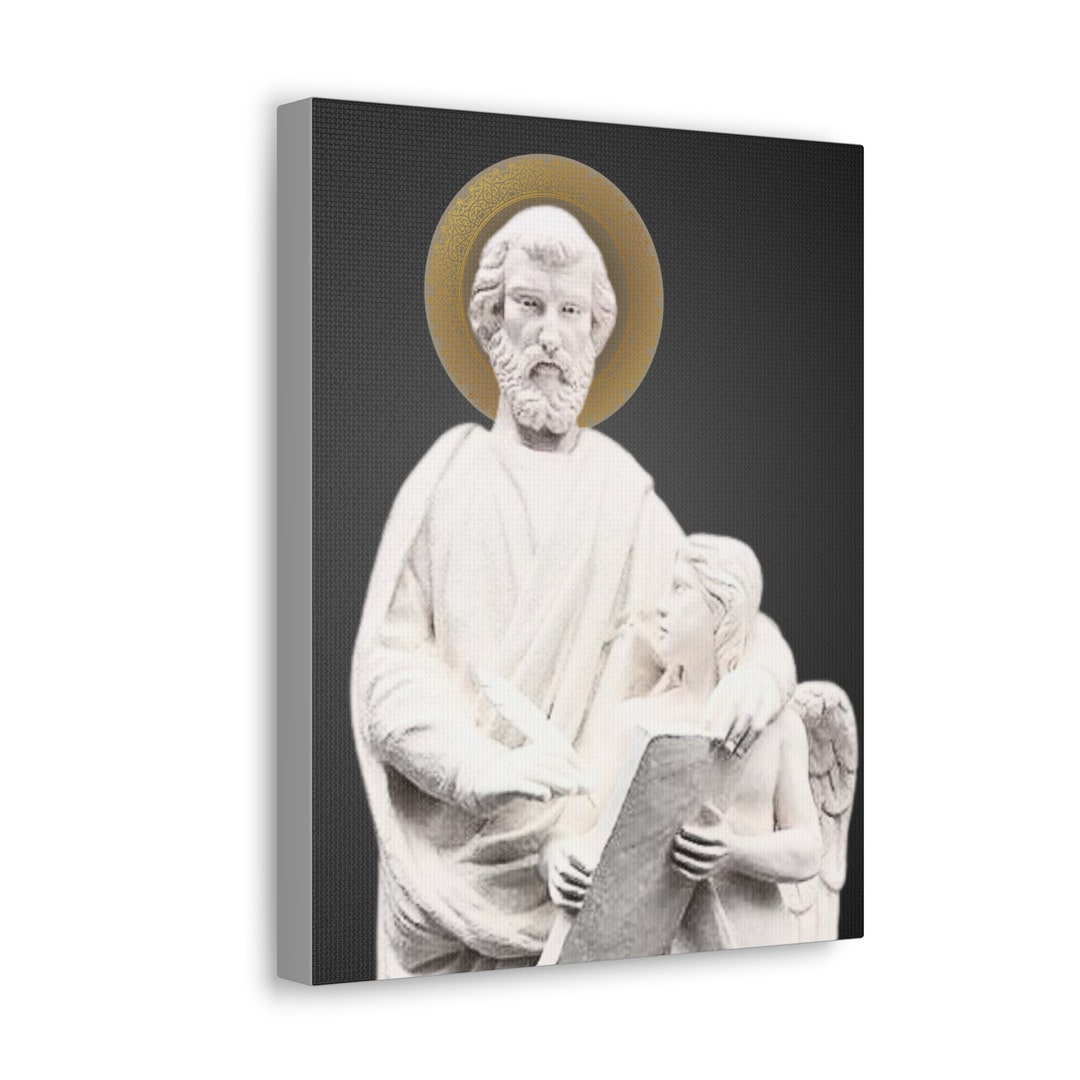 Saint Matthew Portrait (option 2) - Canvas Gallery Wraps - Etsy