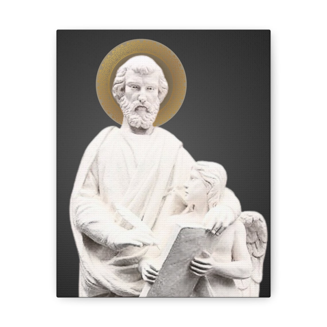Saint Matthew Portrait (option 2) - Canvas Gallery Wraps - Etsy