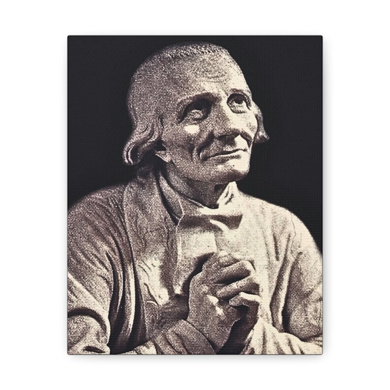 Saint John Vianney Portrait (option 2) - Canvas Gallery Wraps - Etsy