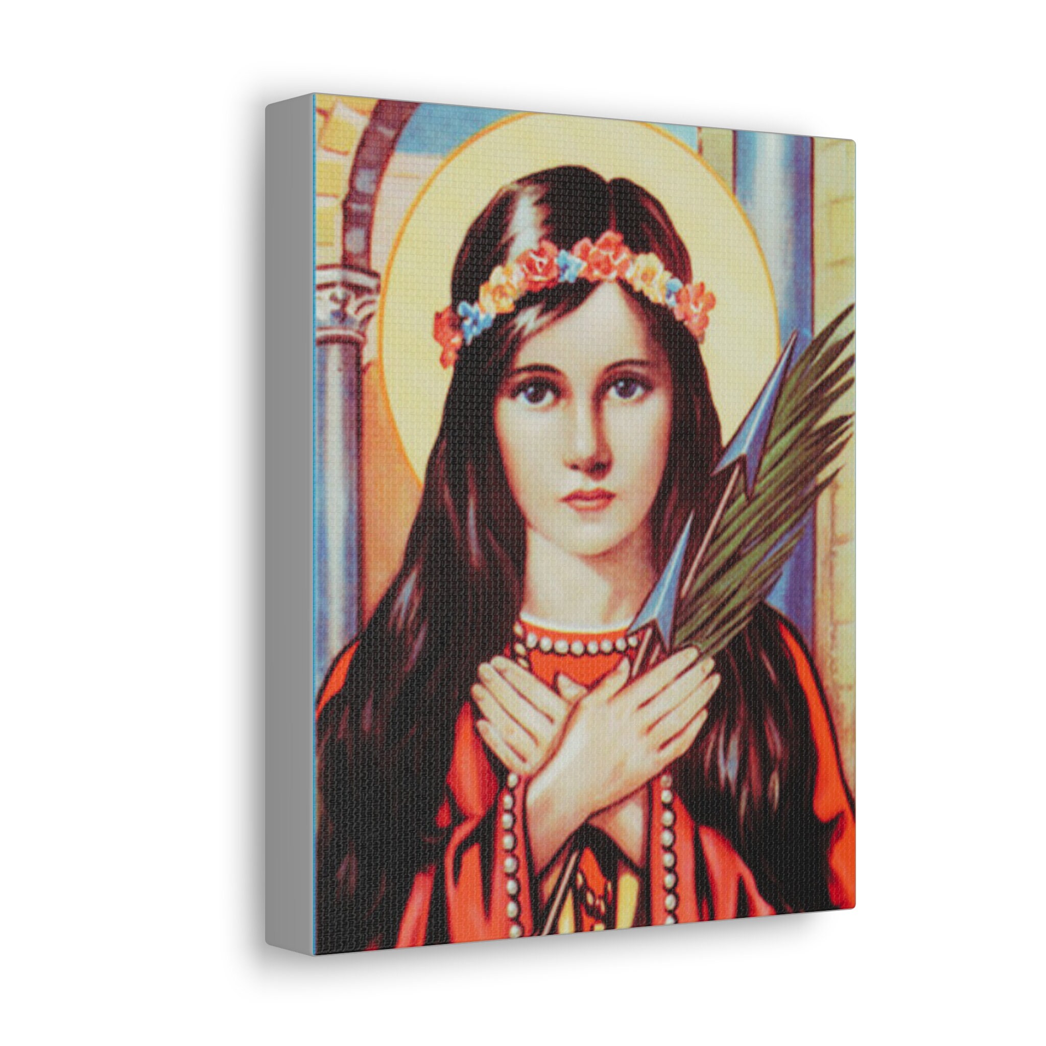 St. Philomena Portrait Canvas Gallery Wraps - Etsy