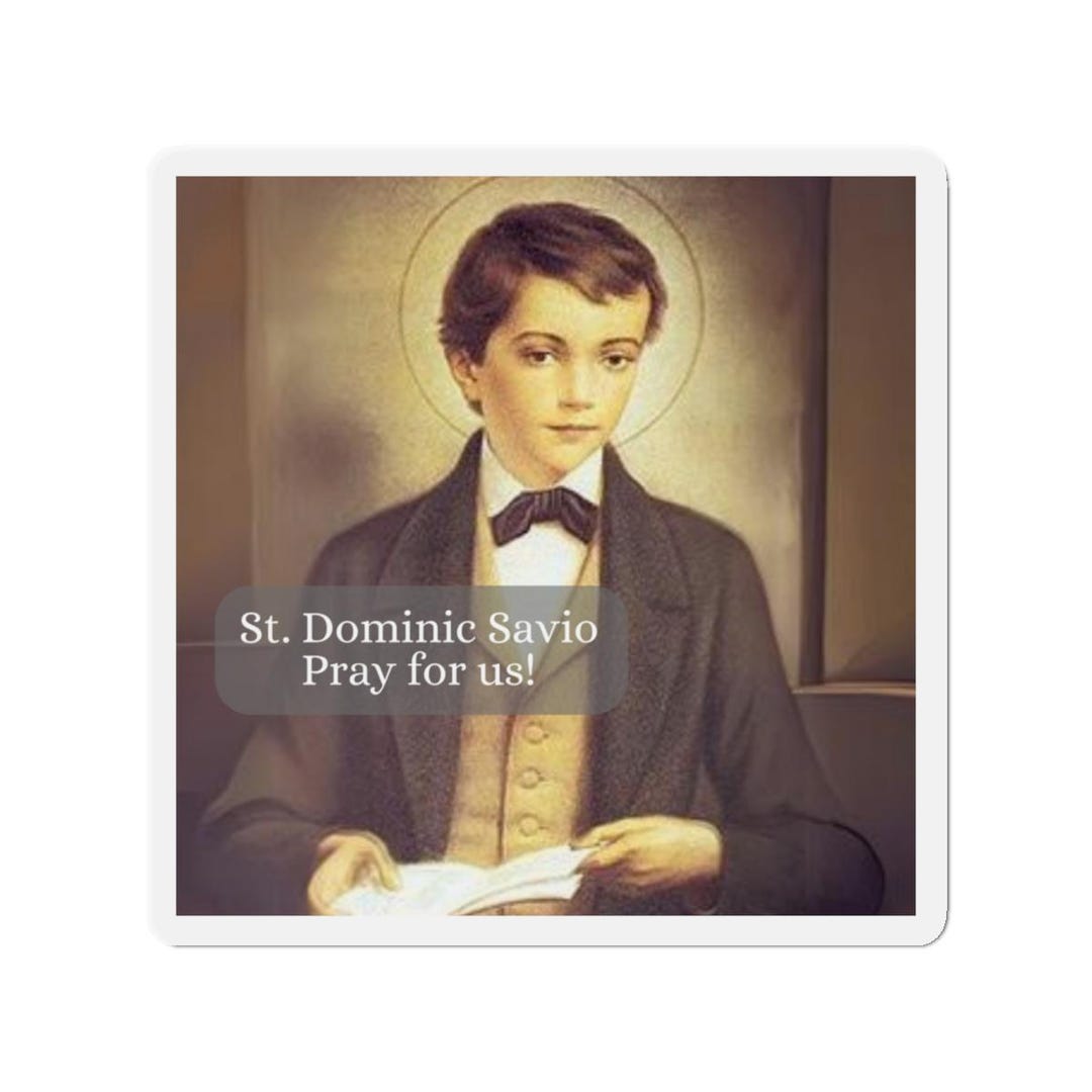 St. Dominic Savio, Pray for Us! Catholic Saint Magnet - Etsy