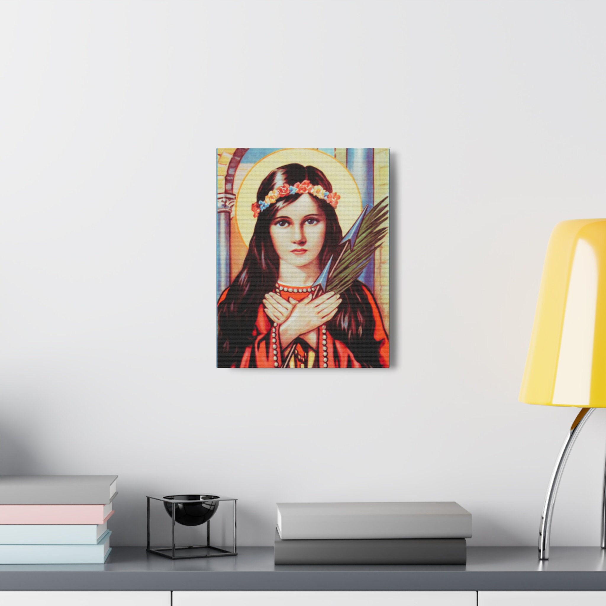 St. Philomena Portrait Canvas Gallery Wraps - Etsy