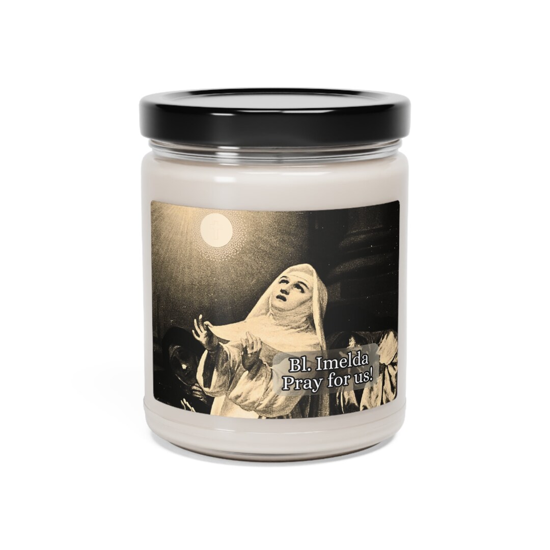Blessed Imelda Lambertini Prayer Candle - Scented Soy Candle, 9oz - Etsy