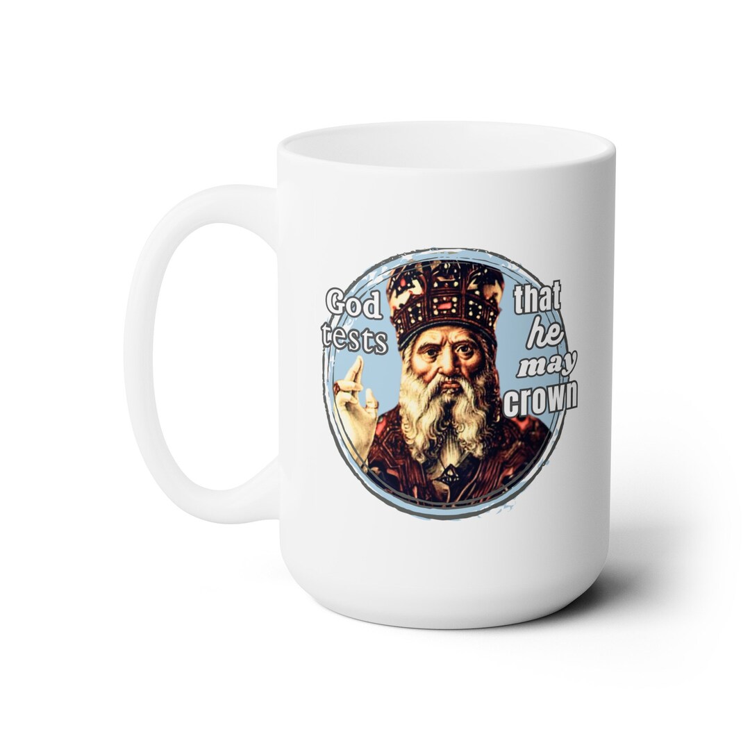 Saint Coffee Cup - St. Ambrose Quote - Ceramic Mug 15oz - Etsy
