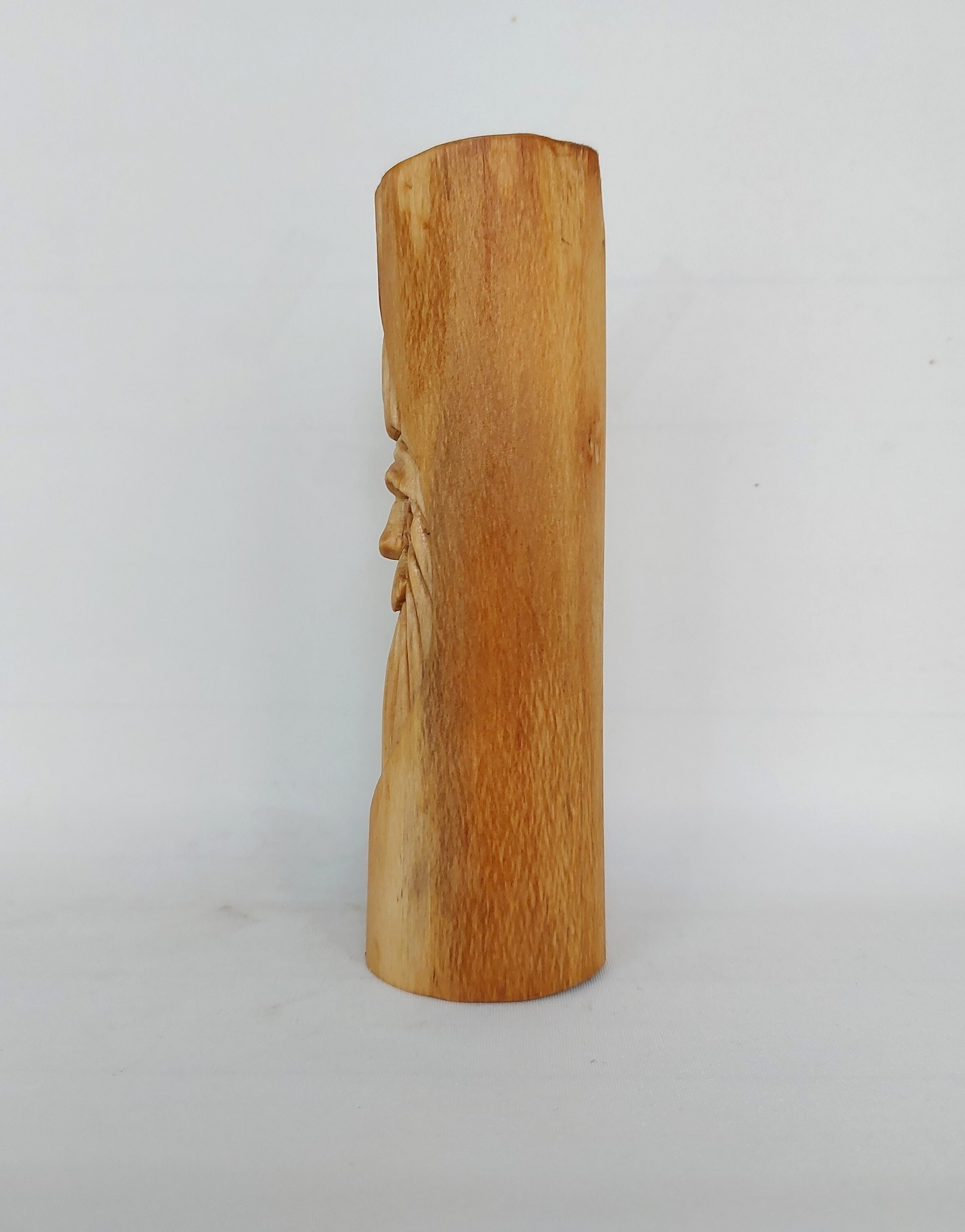 Wood Spirit Statue Hand Carved Figurine Wood Carved - Etsy