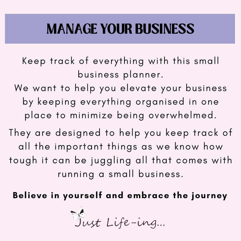 Small Business Planner - Etsy