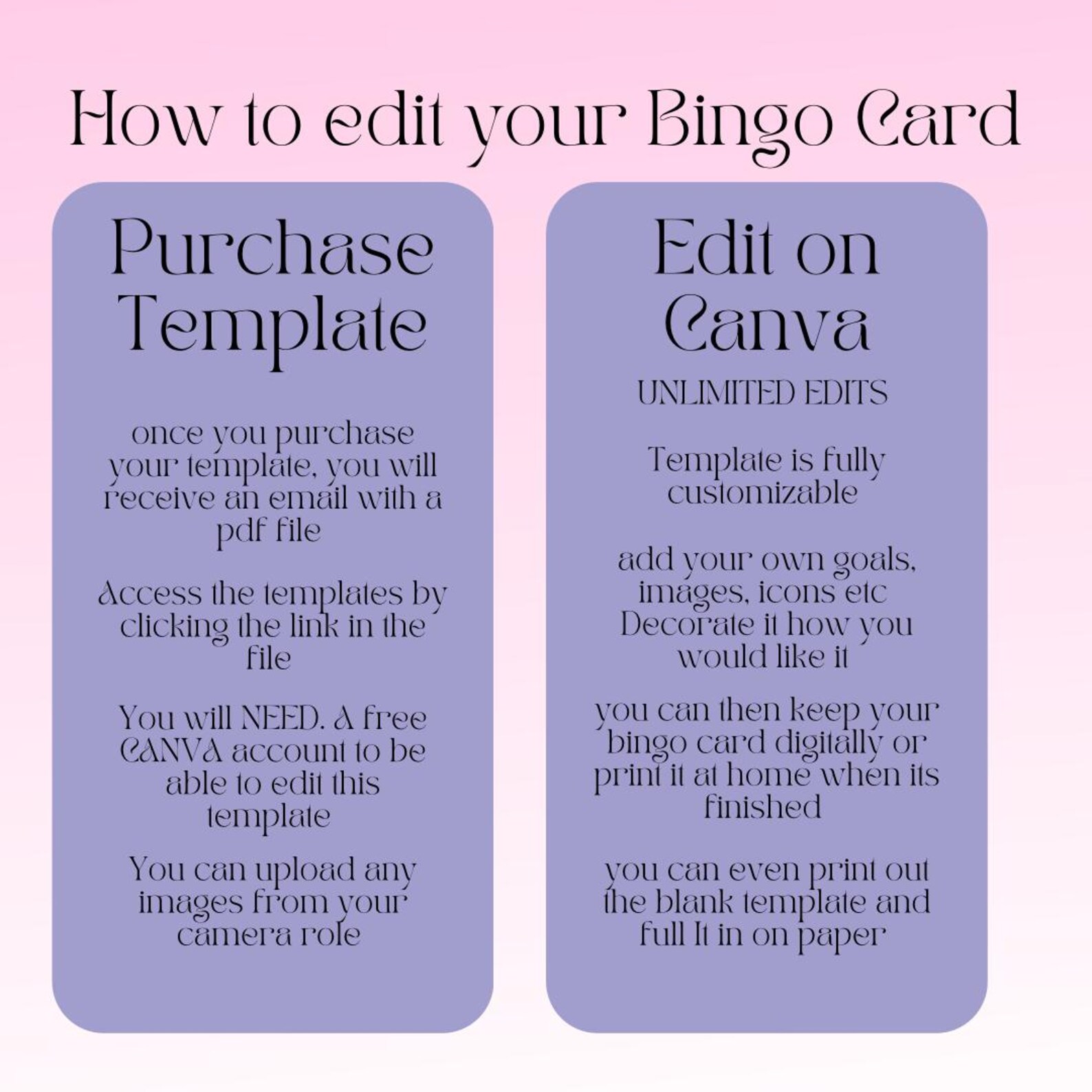 2025 Goal Setting Bingo Card | Vision Board | 2025 Bingo | New Year Resolutions - Etsy