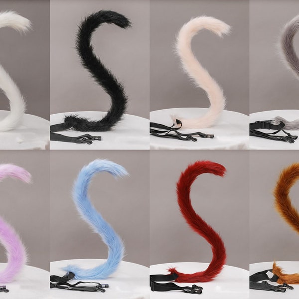 Furry Cat Tail - Etsy