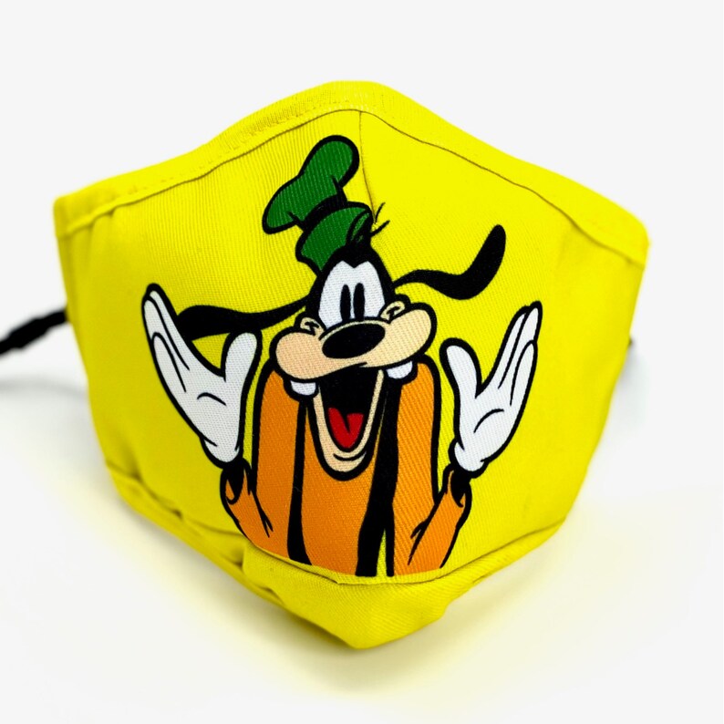 Disney Kid Face Masks Goofy Face Mask Lion King Face Mask | Etsy