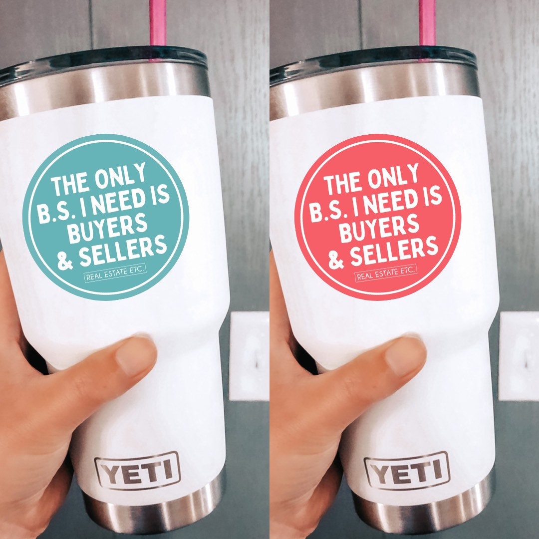 Buyers and Sellers Tumbler Sized Vinyl Decals - Etsy