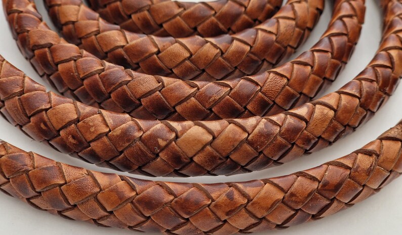 Real Braided Flat Leather Cord in Different Colors & Size - Etsy