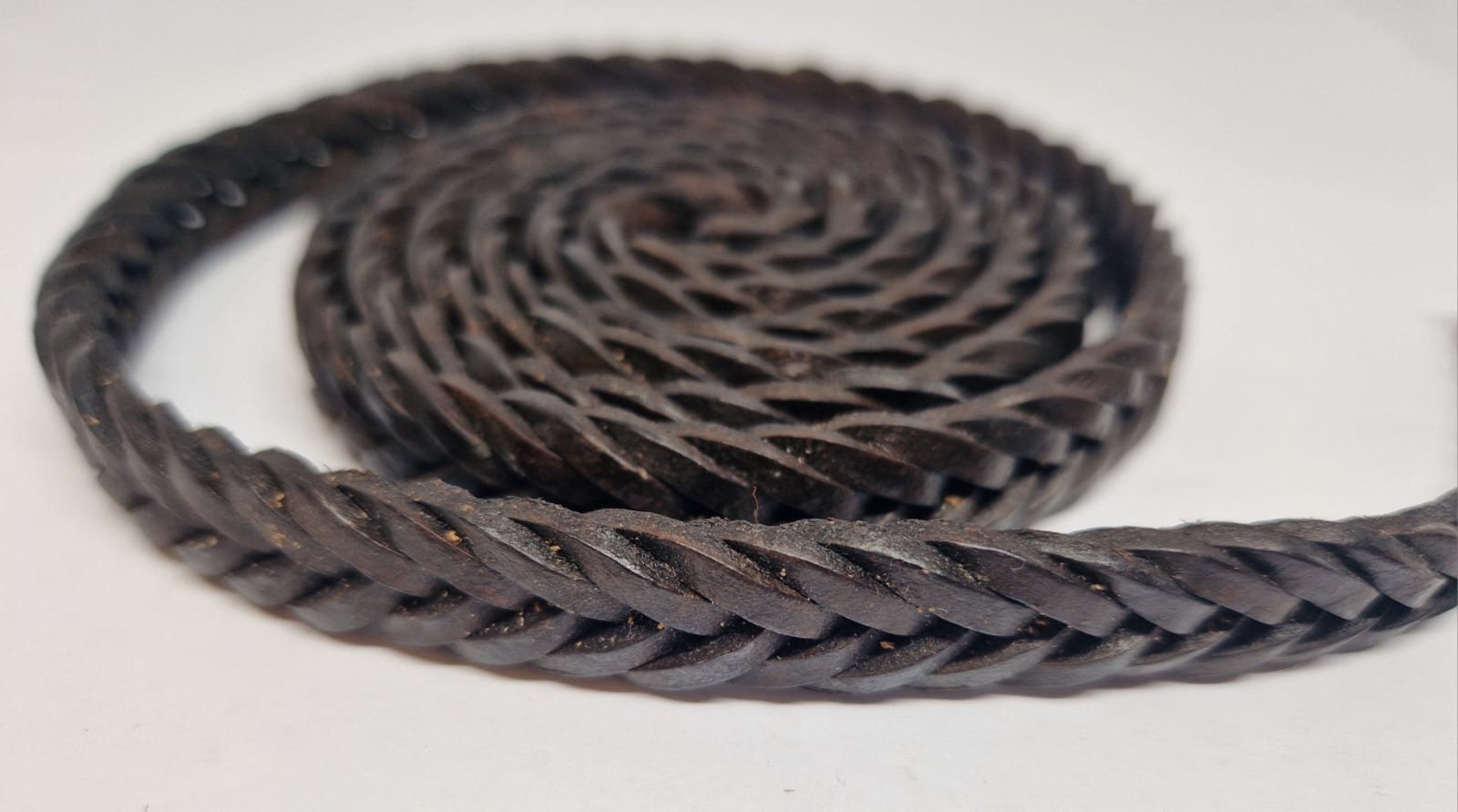 Real Flat Braided Leather Cord in Different Colors Natural 15mm - Etsy