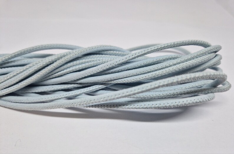 Nappa Round Real Leather Cord in Many Colors 3MM Metallic Purple bundle ...