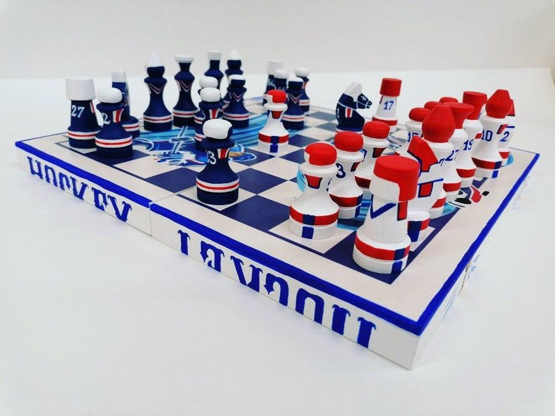 Ice Hockey Chess Set | Etsy