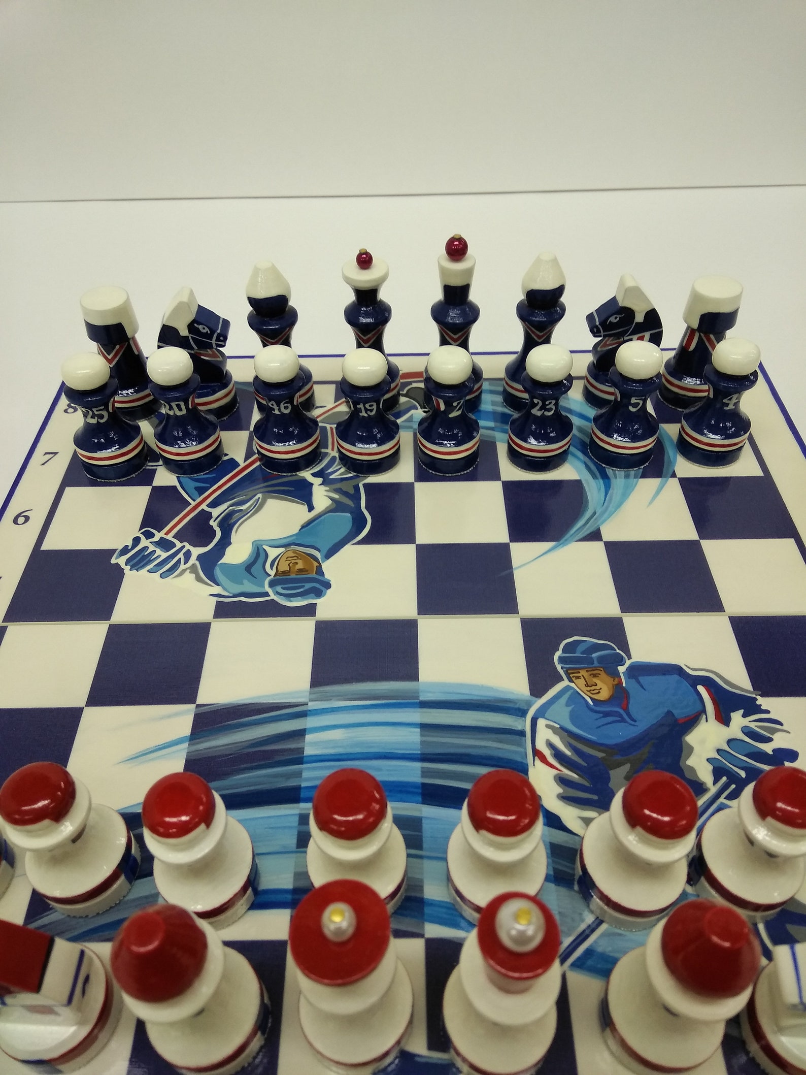 Ice Hockey Chess Set | Etsy