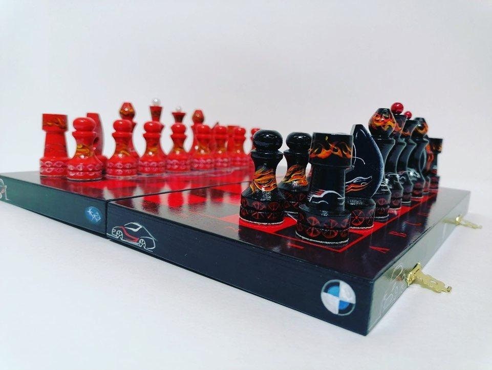 Sport Cars Chess Set | Etsy